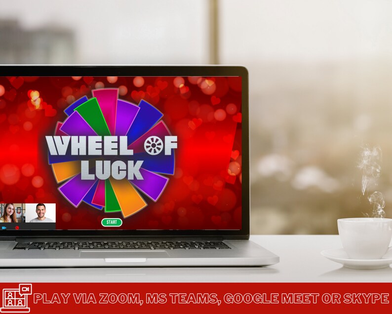 Valentine's Day Wheel of Luck | Spin the Wheel Game | Spinning Wheel L ...