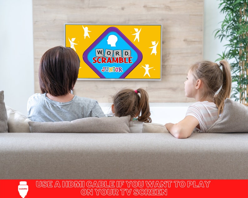 Word Scramble JUNIOR Jumble Anagram Game | Powerpoint Game | Party Game ...