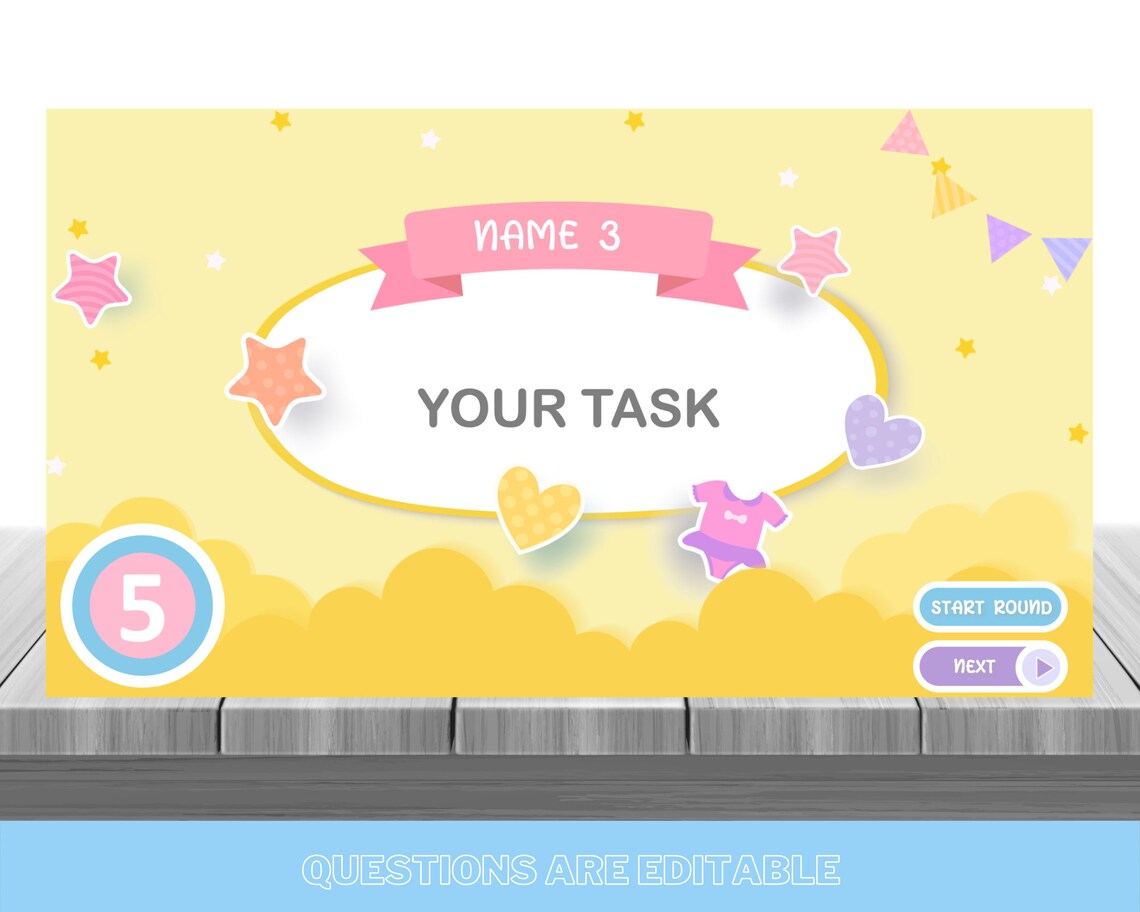 5 Seconds Game | BABY SHOWER | 5 Second Rule Game | Powerpoint Game ...