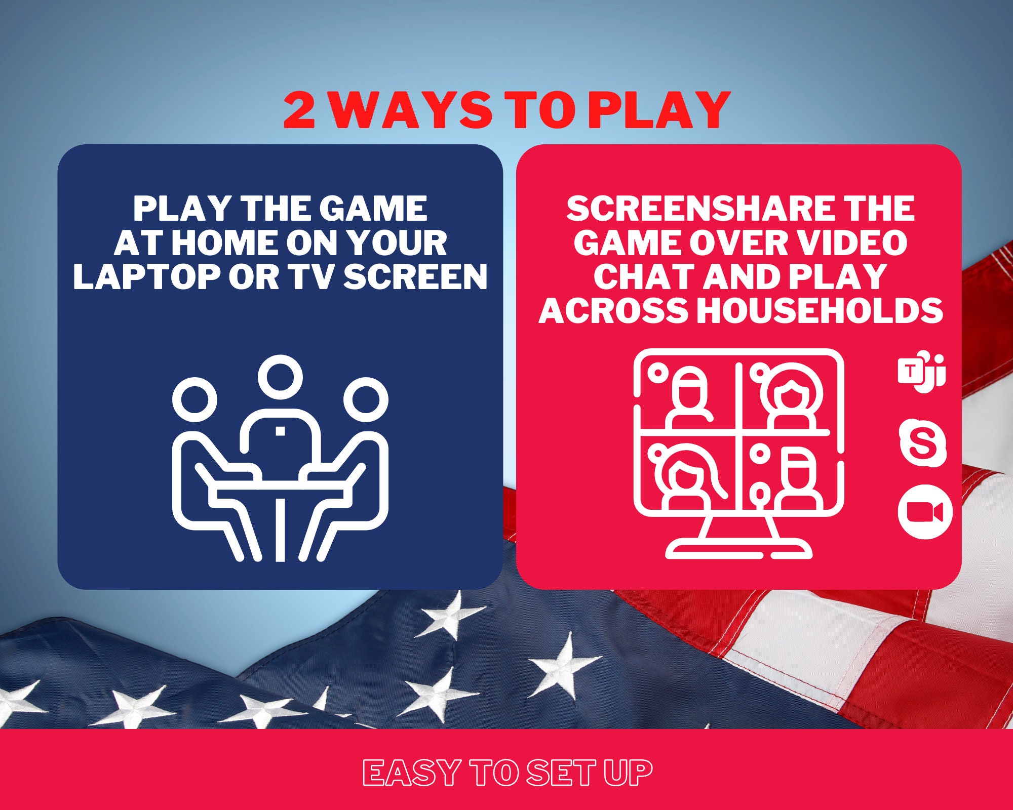 USA Jeoparty | Americana Powerpoint Game | 4th of July Game | Memorial ...