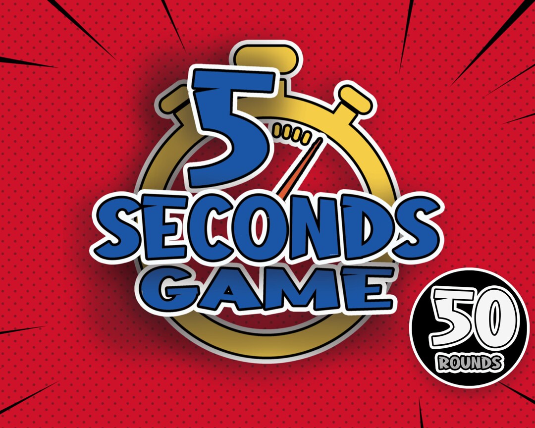 5 Seconds Game | ORIGINAL | 5 Second Rule Game | Powerpoint Game ...