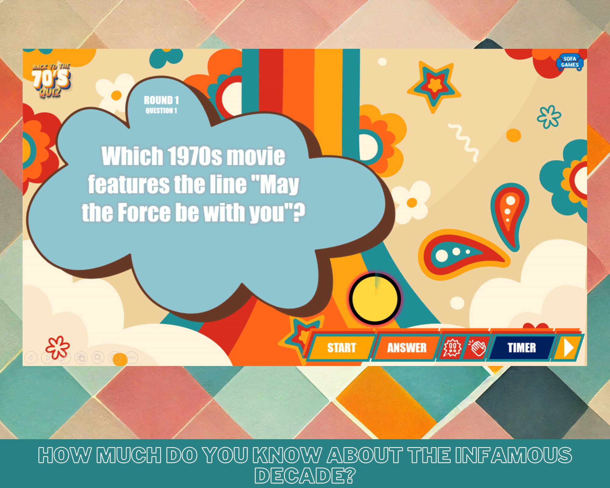 Back to the 70's Quiz | Party Game | 70s Game | 1970 Party Games | 1970 ...