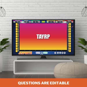 Birthday Jeoparty | Powerpoint Game | Game for Zoom | Birthday Game ...