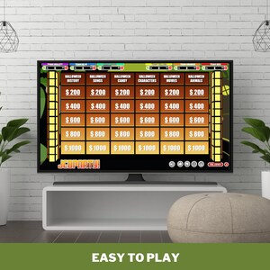 Halloween Jeoparty | Powerpoint Game | Halloween Game for Zoom ...