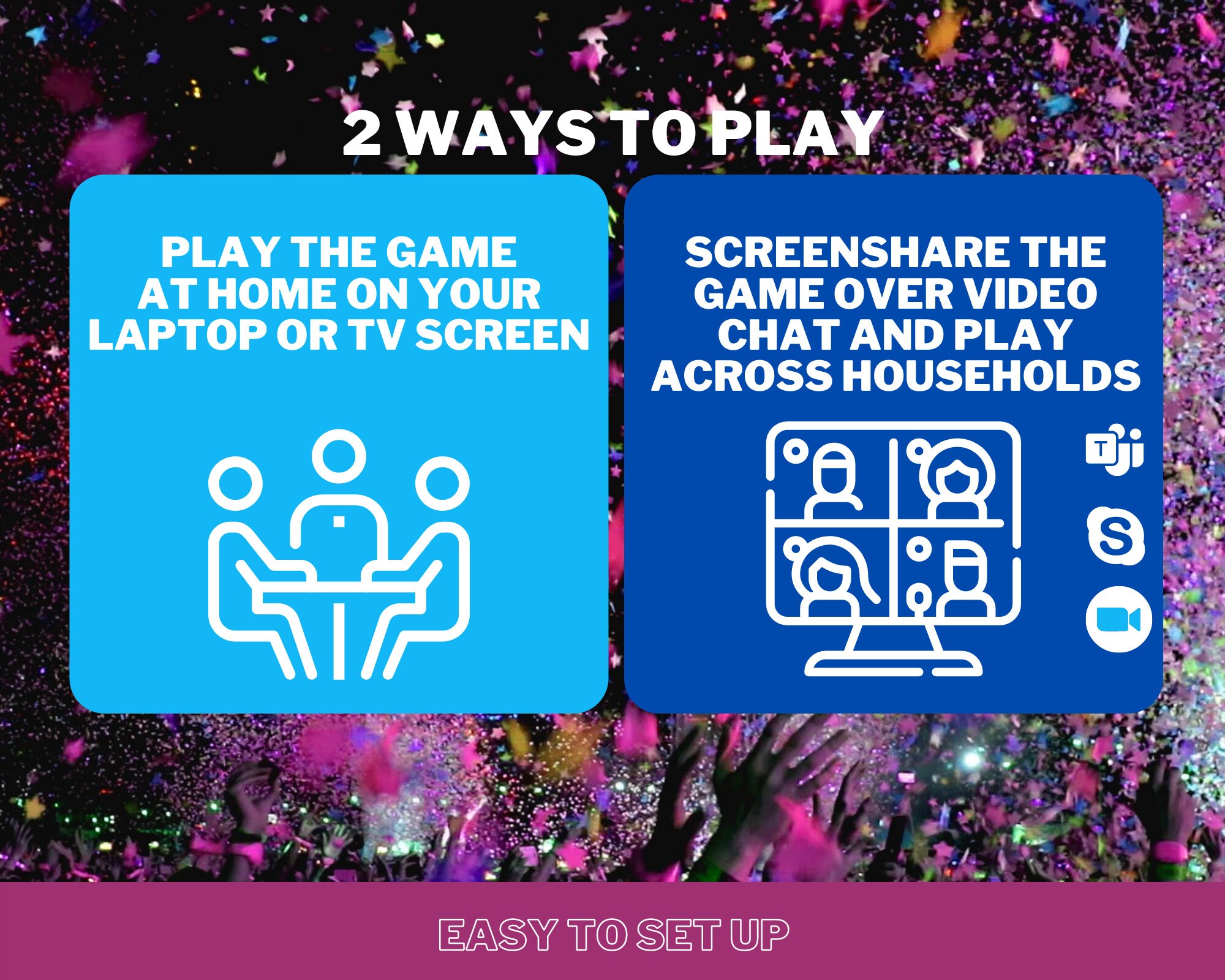 NEW Year's Quiz | Virtual Powerpoint Quiz for Zoom | New Year Party ...