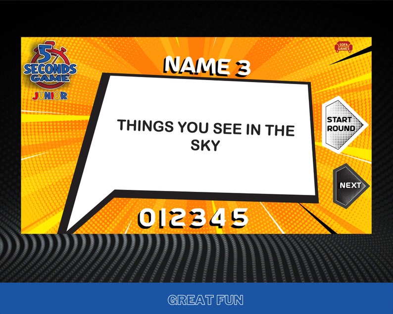 5 Seconds Game | JUNIOR | 5 Second Rule Game | Powerpoint Game | Family ...