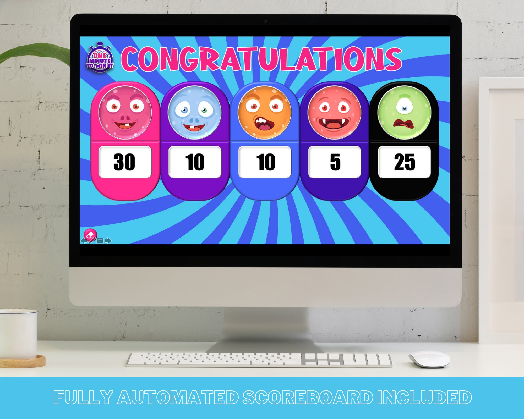 One Minute to Win It | Party Game | Game Night | Powerpoint Game | Zoom ...
