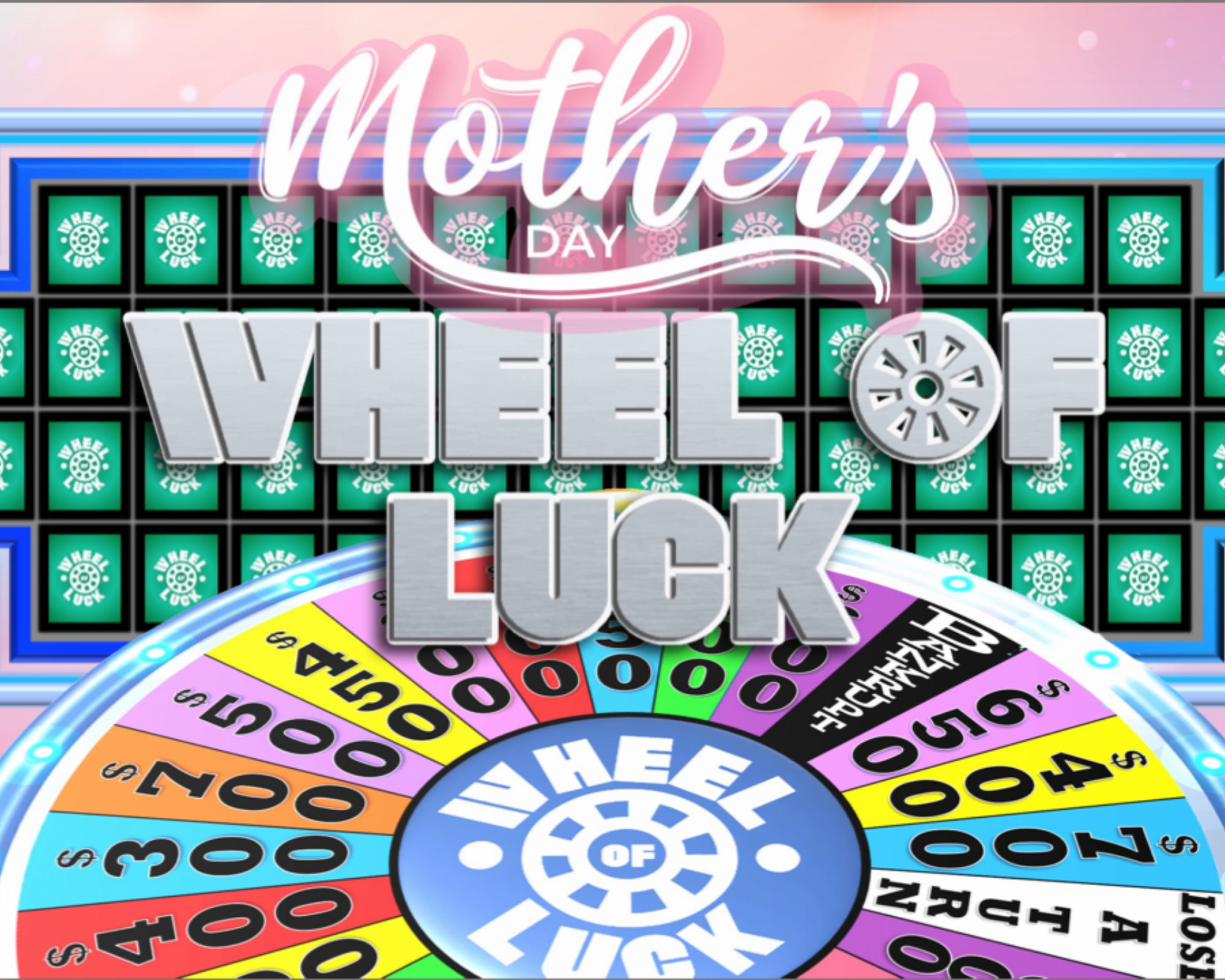 Mother's Day Wheel of Luck | Spin the Wheel Game | Spinning Wheel L ...