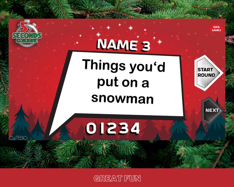 5 Seconds CHRISTMAS | 5 Second Rule Game | Powerpoint Game | Family ...