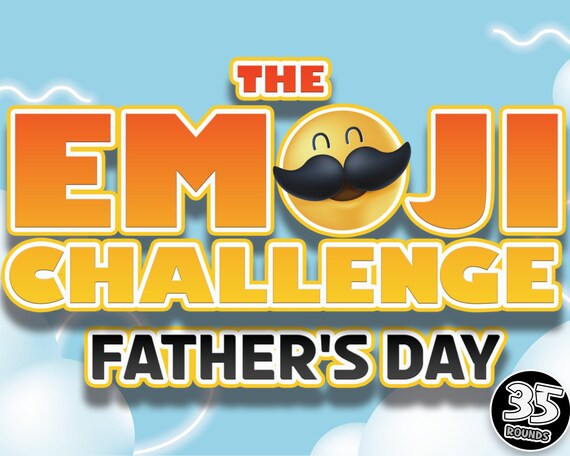 Emoji Challenge FATHER'S DAY Party Game Fun Virtual | Etsy
