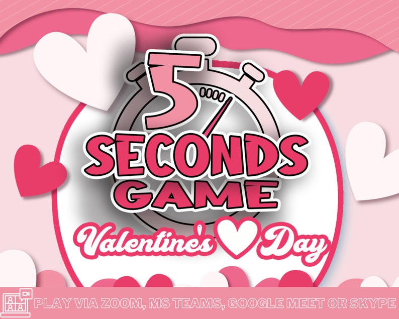 5 Seconds Game Valentine's Day Game 5 Second Rule Game Powerpoint Game ...