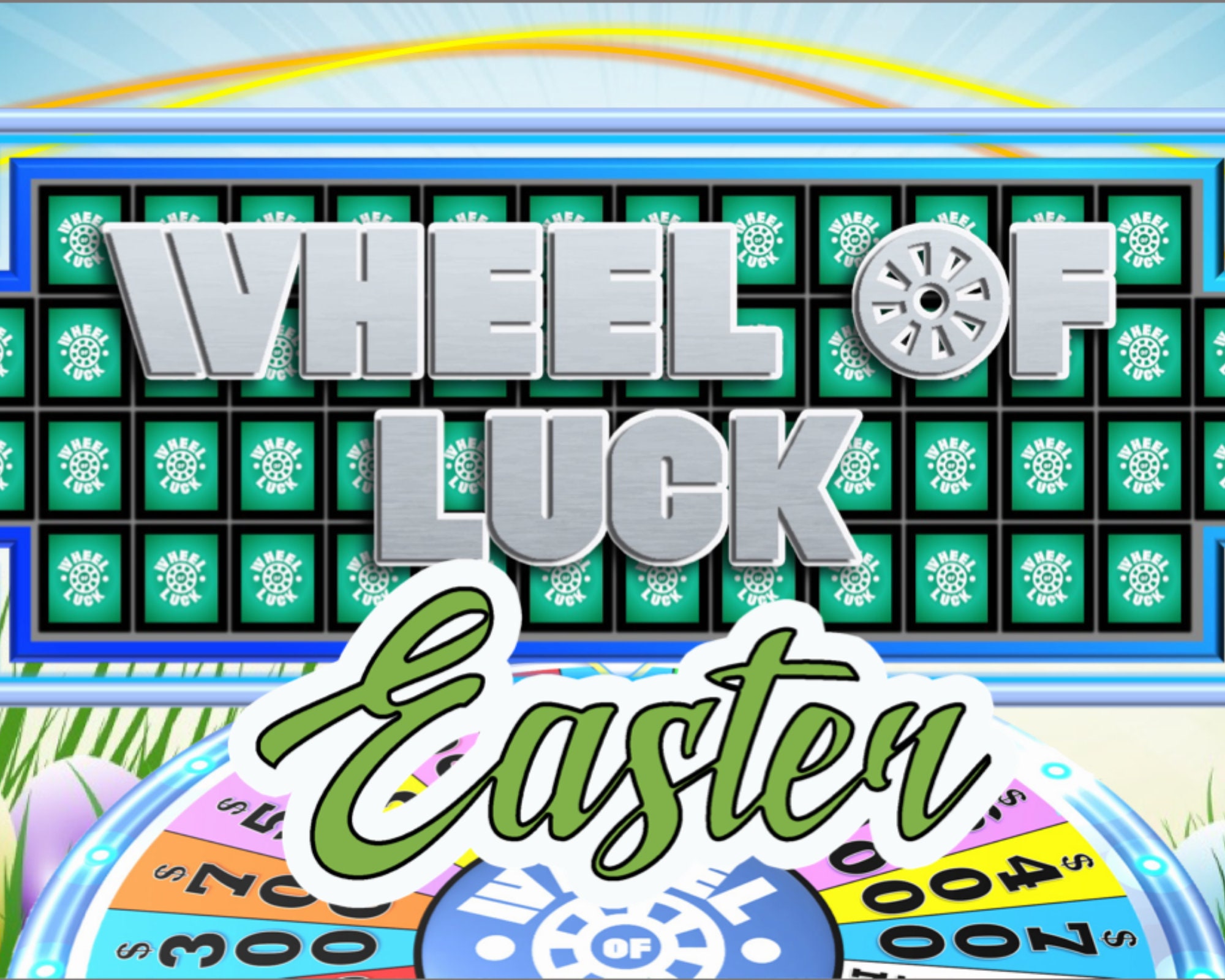 Easter Wheel of Luck Spin the Wheel Game Spinning Wheel L Powerpoint ...