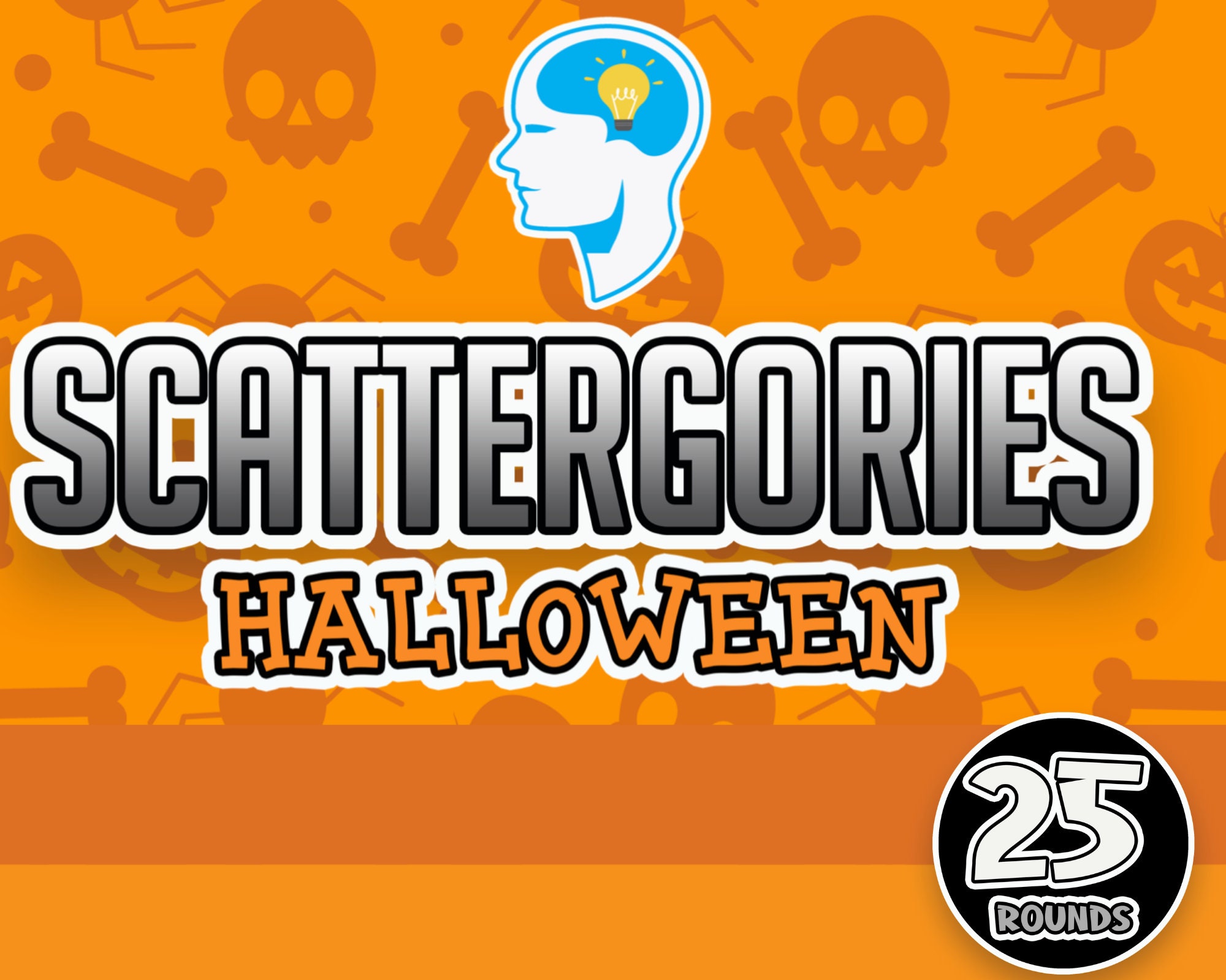 Scattergories Halloween Game | Powerpoint Game | Party Game | Family ...