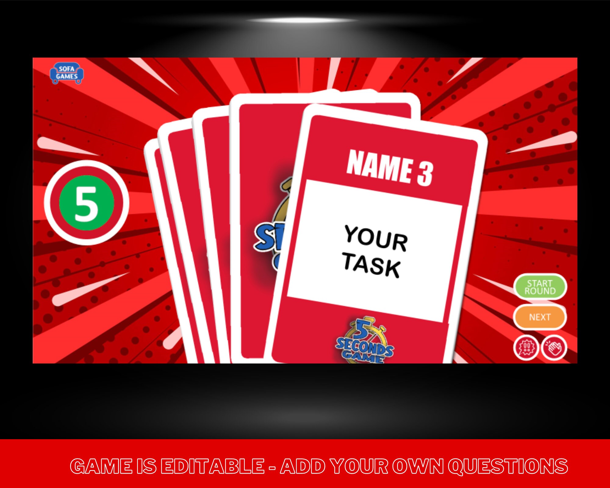 5 Seconds Vol. 2 5 Second Rule Game Powerpoint Game - Etsy