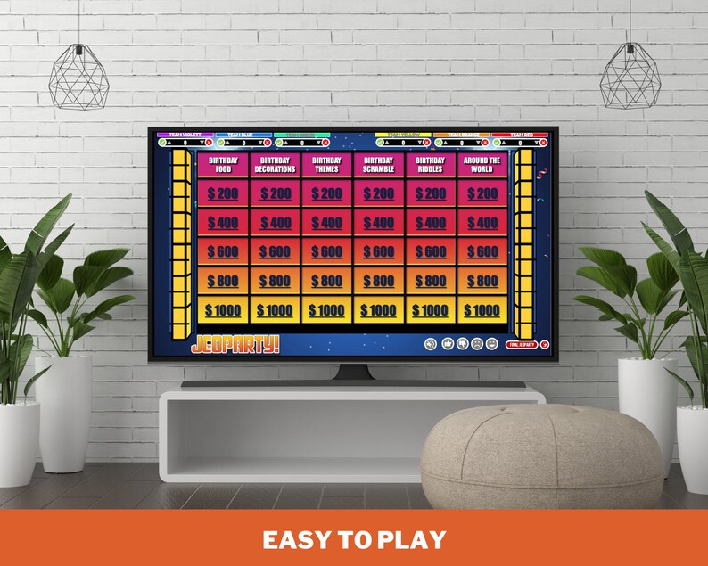 Birthday Jeoparty | Powerpoint Game | Game for Zoom | Birthday Game ...