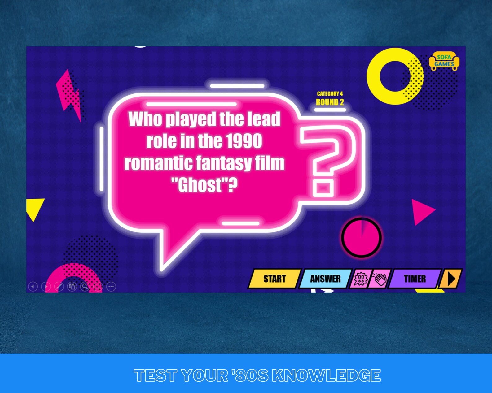 Back to the 90's Quiz | Party Game | 90s Game | 1990 Party Games | 1990 ...