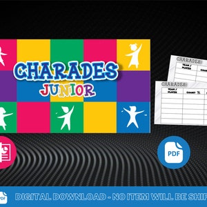 Charades Game JUNIOR | Powerpoint Game | Party Game | Family Party Game ...