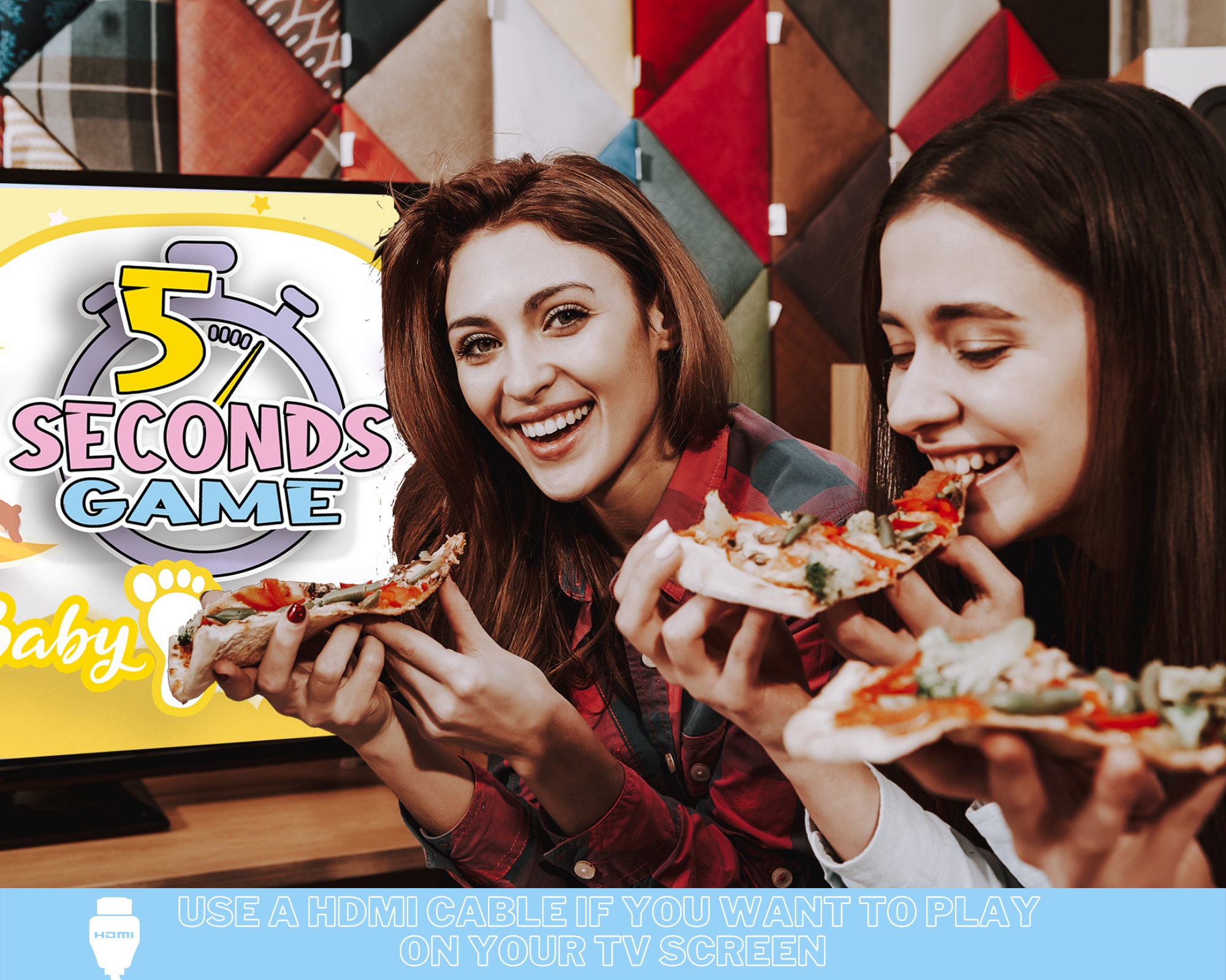 5 Seconds Game | BABY SHOWER | 5 Second Rule Game | Powerpoint Game ...