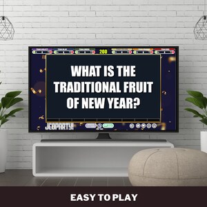 New Year Jeoparty | Powerpoint Game | New Year's Eve Game for Zoom ...