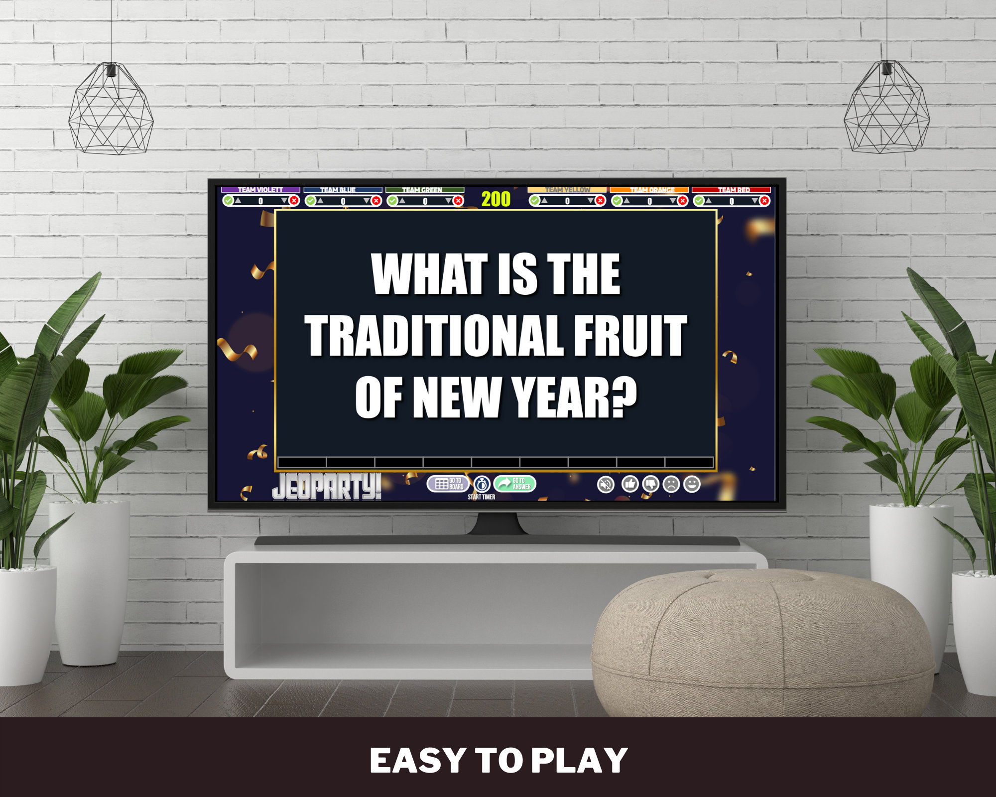 New Year Jeoparty | Powerpoint Game | New Year's Eve Game for Zoom ...