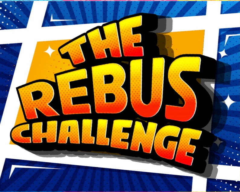 Rebus Challenge | Powerpoint Game | Riddle Quiz | Party Game | Family ...