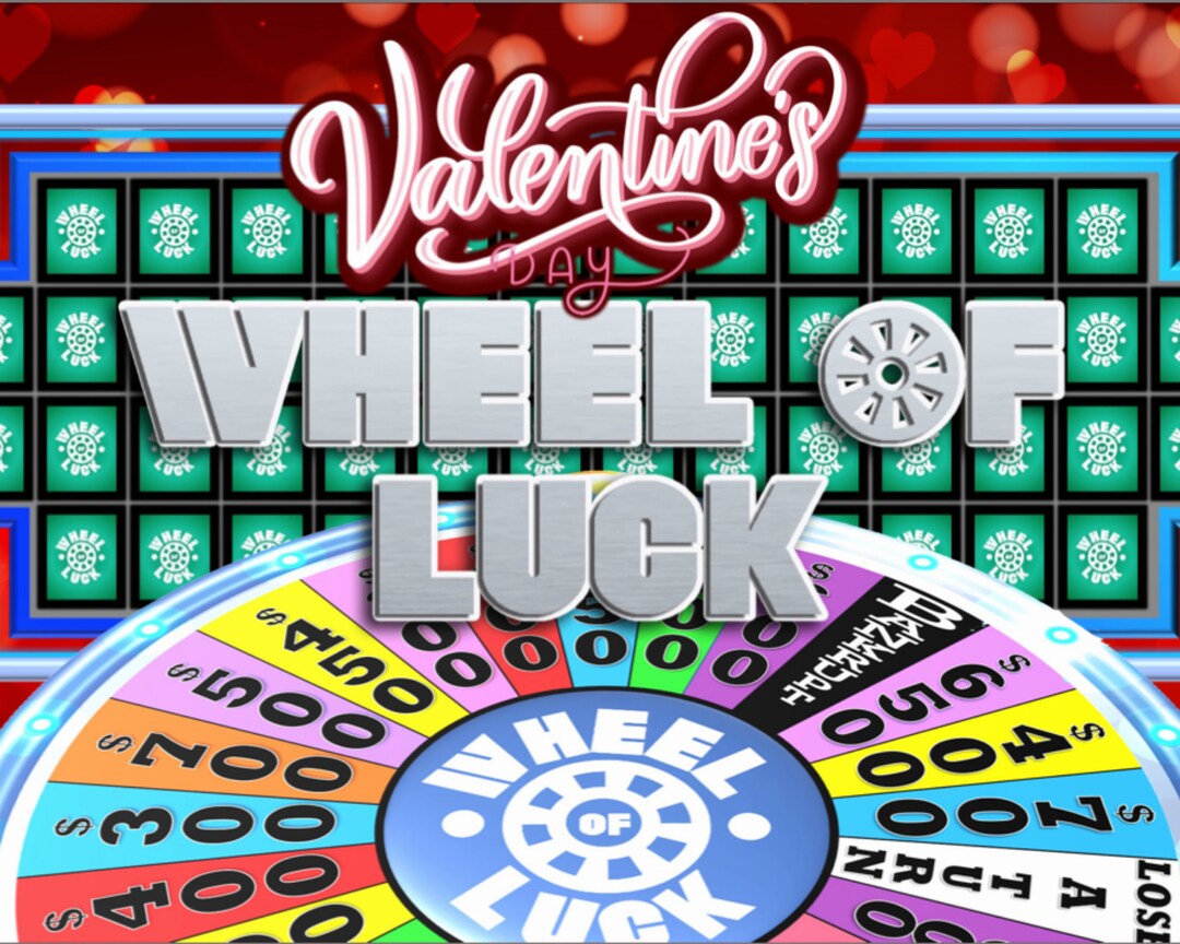 Valentine's Day Wheel of Luck | Spin the Wheel Game | Spinning Wheel L ...