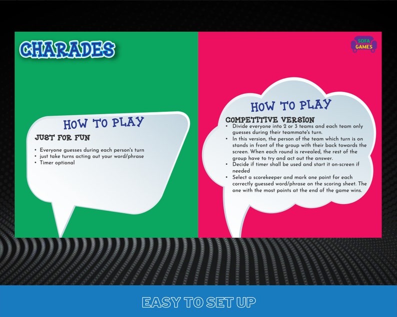 Charades Game | Powerpoint Game | Party Game | Family Party Game ...