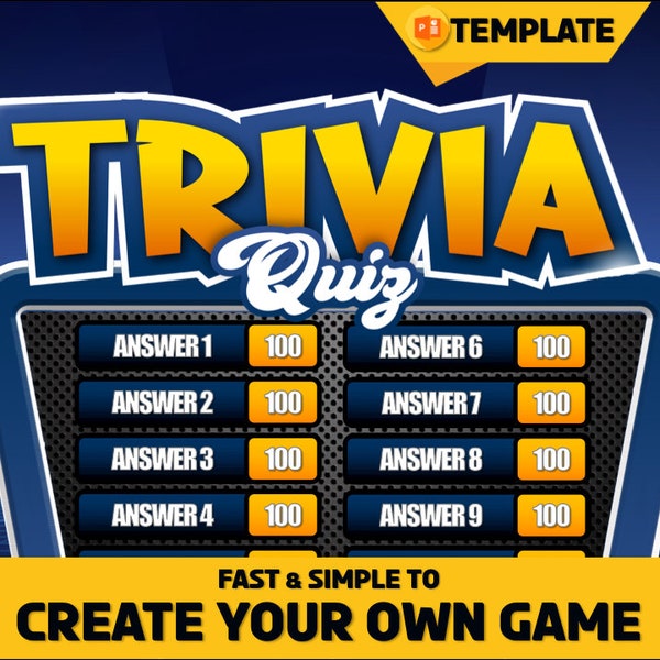 Powerpoint Template Family Feud - Etsy