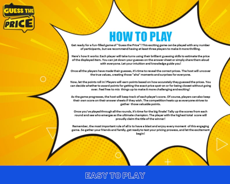 Guess the Price | Powerpoint Party Game | the Price is Right | Games ...