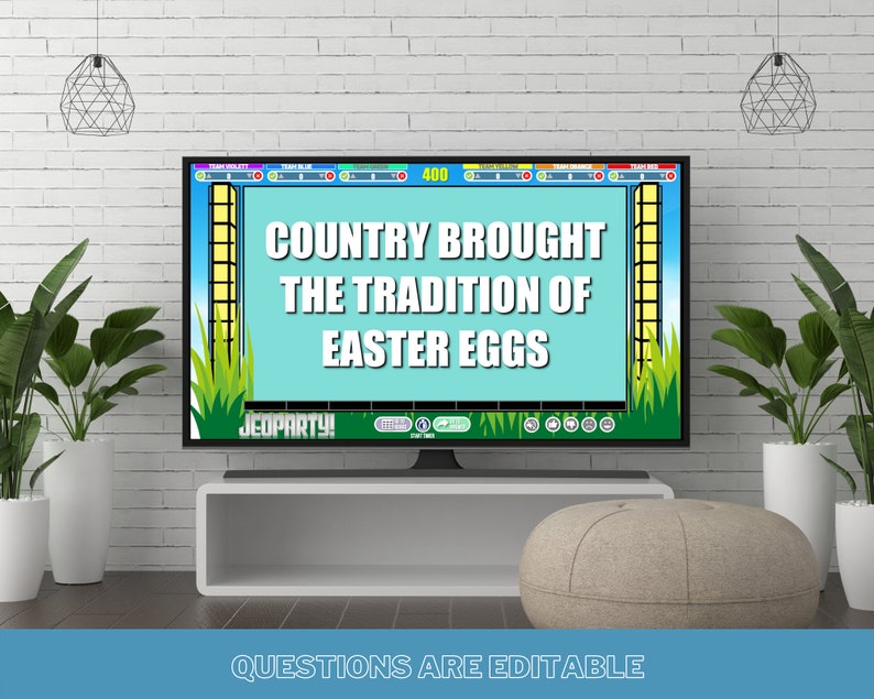 Jeoparty Game EASTER | Powerpoint Game | Game for Zoom | Virtual Party ...
