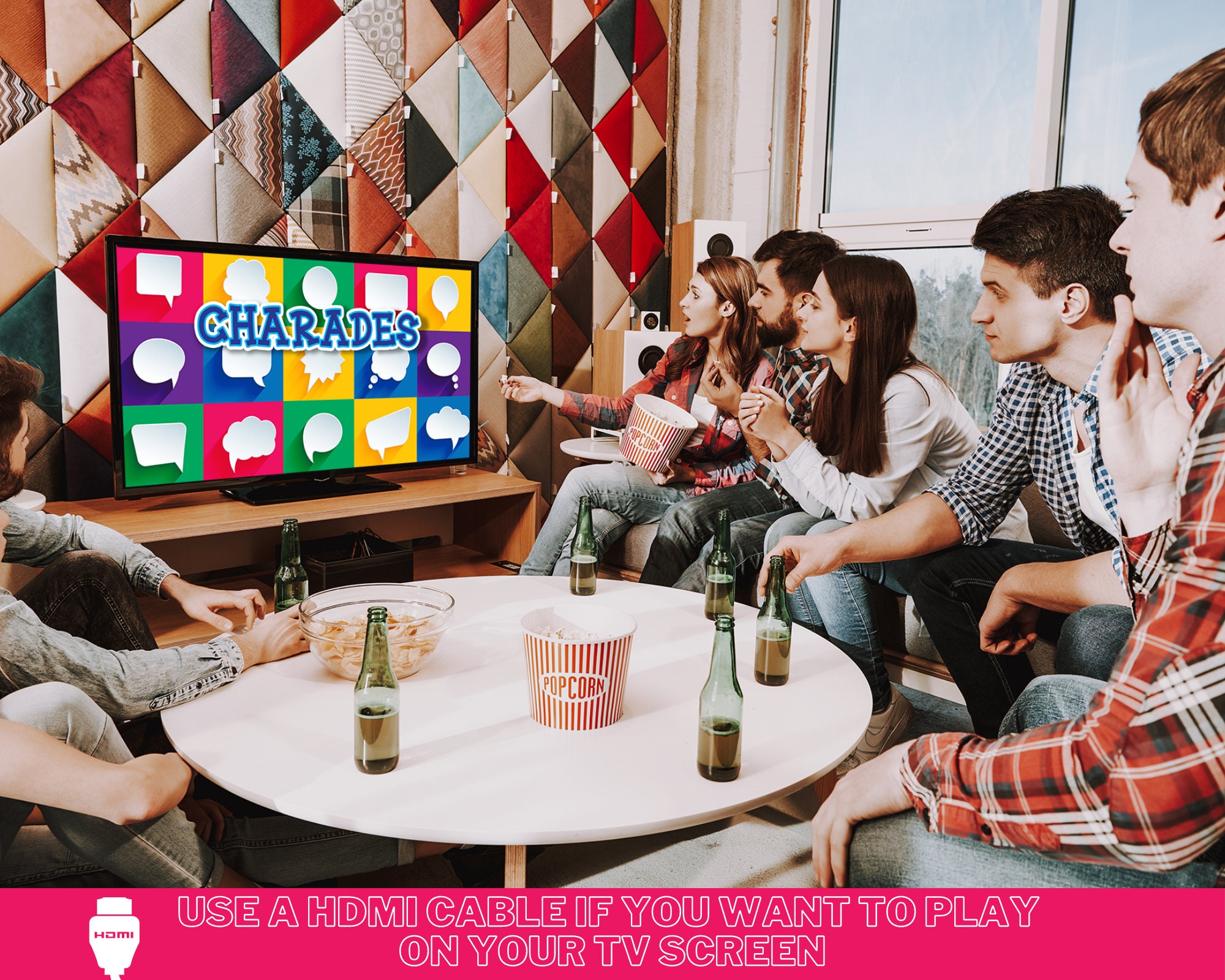 Charades Game Powerpoint Game Party Game Family Party Game Lockdown ...