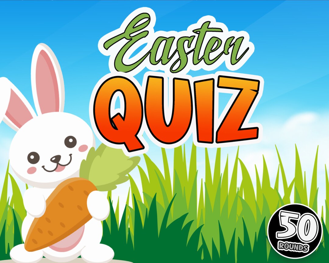 EASTER QUIZ | Virtual Powerpoint Quiz for Zoom | Easter Party Game ...
