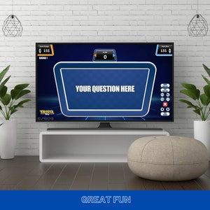 Trivia Quiz TEMPLATE | Party Game | Editable Family Feud Quiz Game I ...