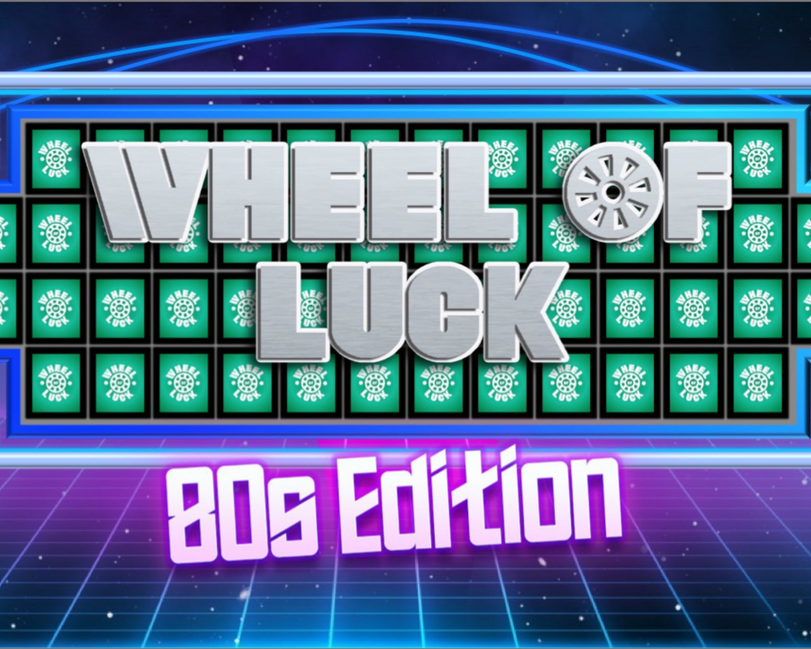 80s Wheel of Luck | Spin the Wheel Game | Spinning Wheel L Zoom ...
