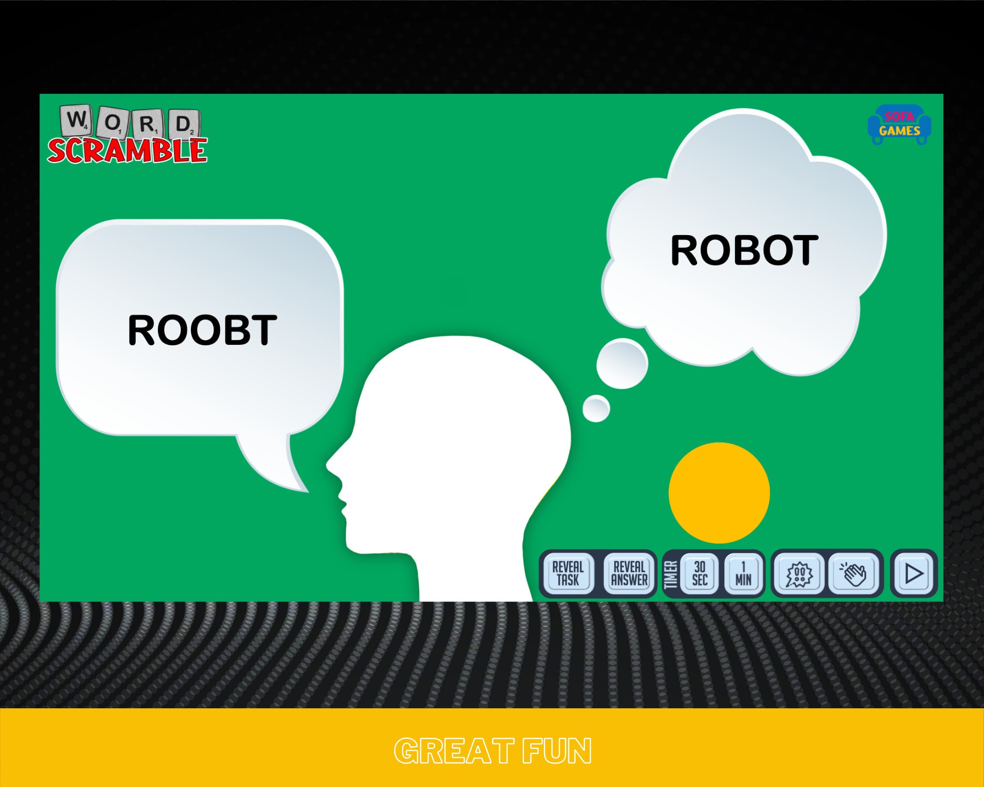 Word Scramble JUNIOR Jumble Anagram Game Powerpoint Game - Etsy