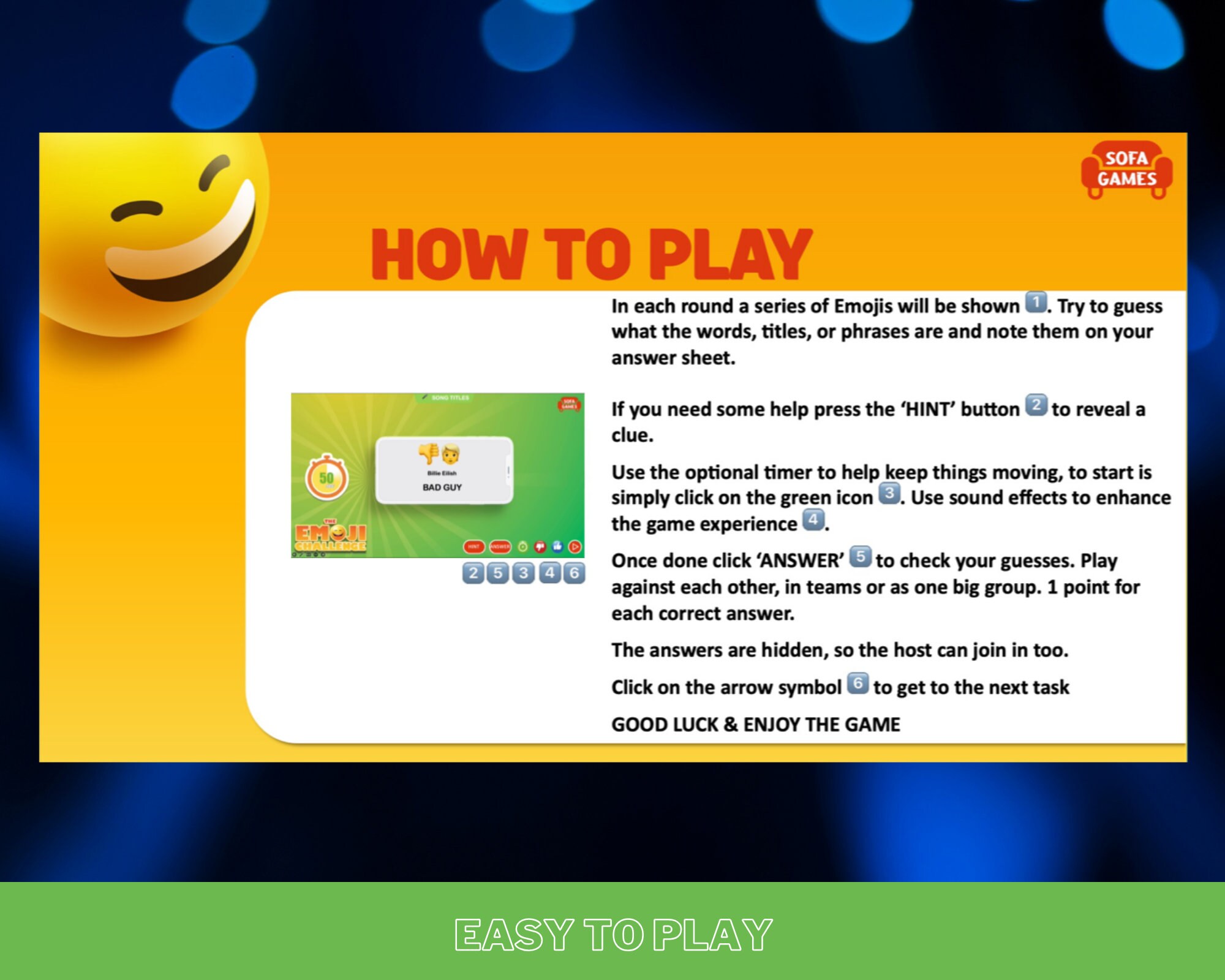 The Emoji Challenge - an EASY ICEBREAKER! Team-building | Virtual Event ...