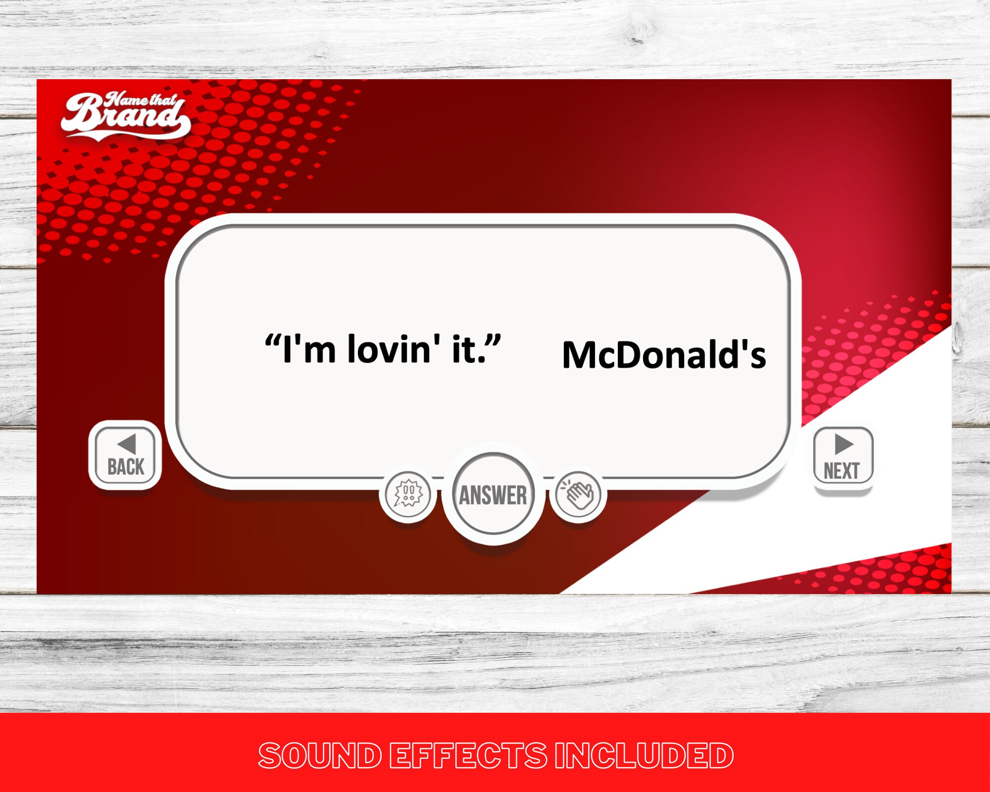 Name That Brand – Slogan Edition | Party Game | Brand Quiz | Powerpoint ...