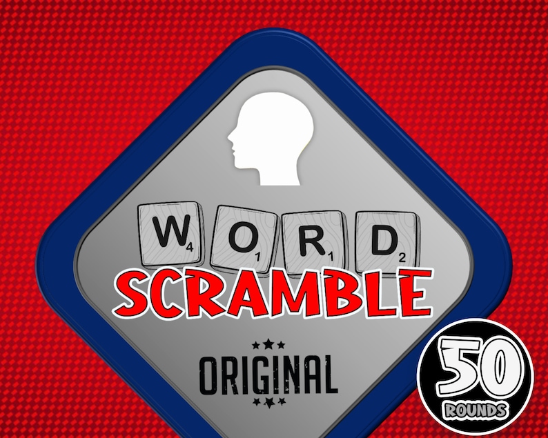 Word Scramble ORIGINAL | Anagram Jumble Game | Powerpoint Game | Party ...