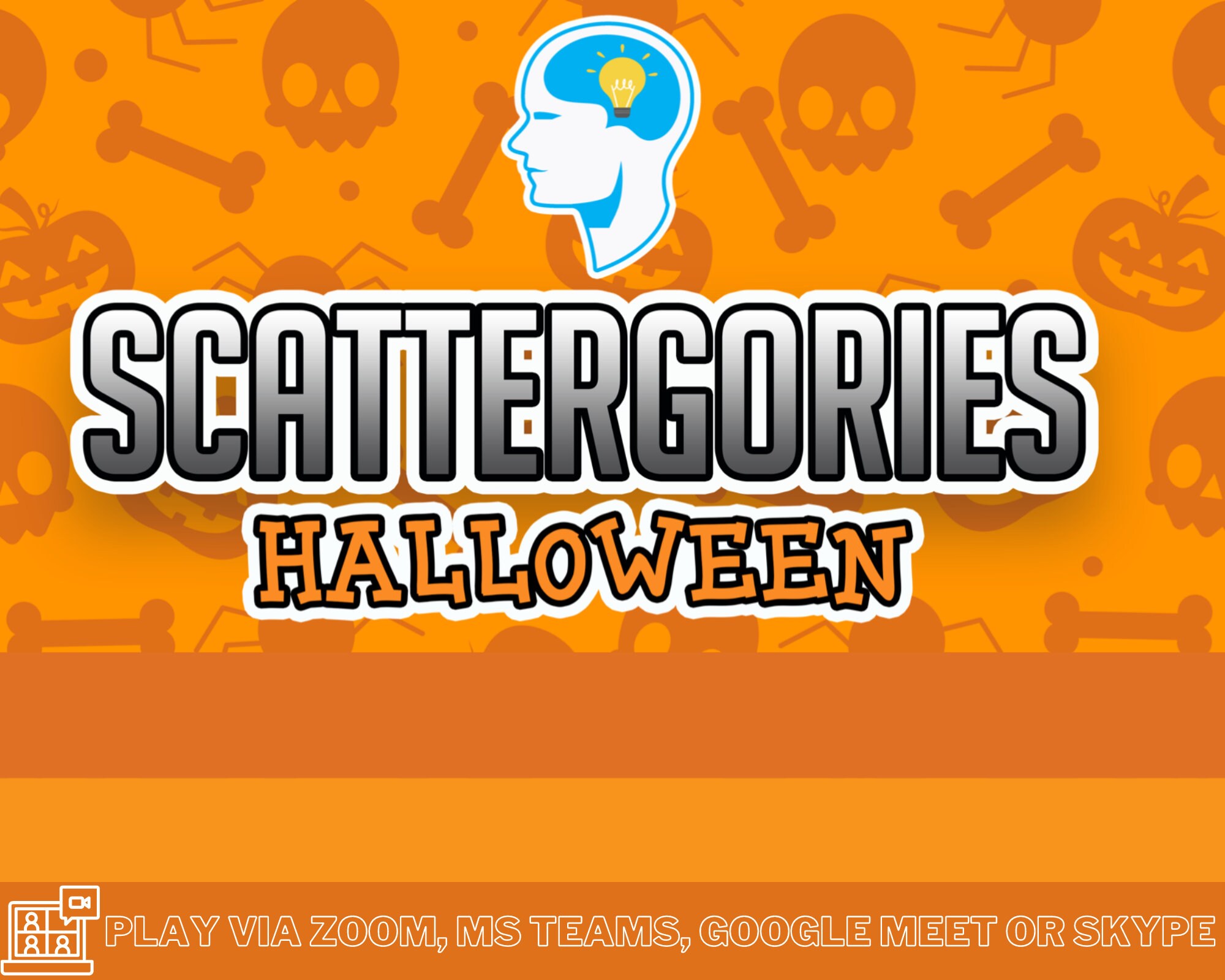 Scattergories Halloween Game | Powerpoint Game | Party Game | Family ...