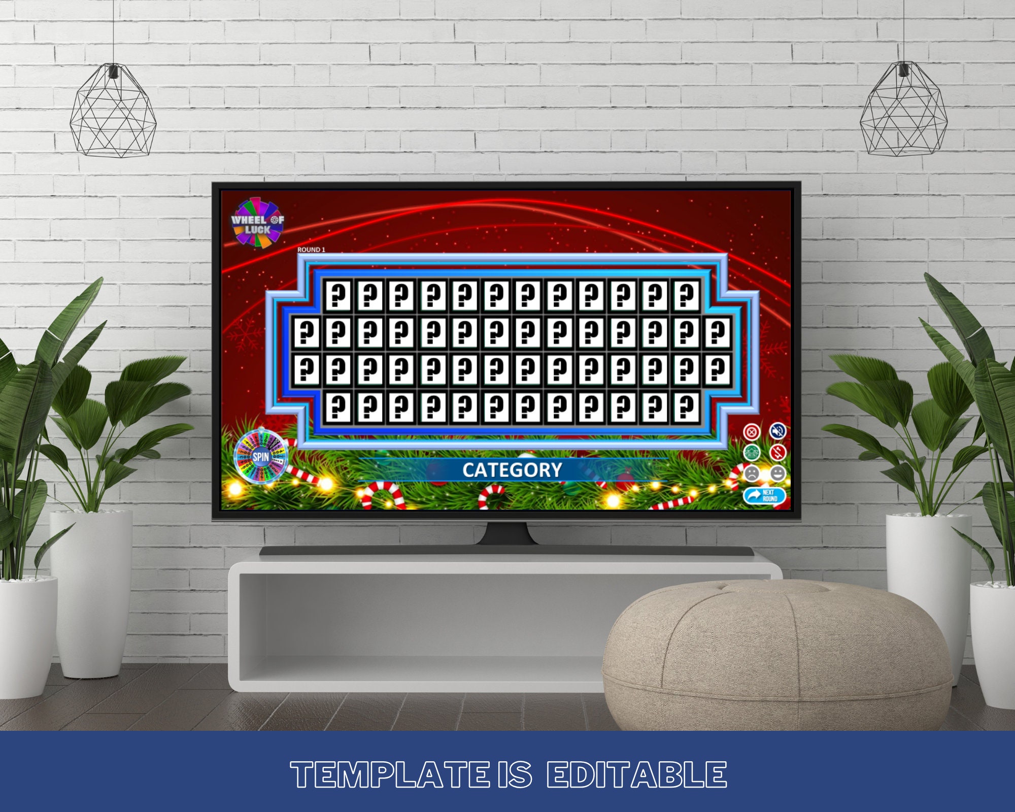 Christmas Wheel of Luck | Spin the Wheel Game | Spinning Wheel L Zoom ...