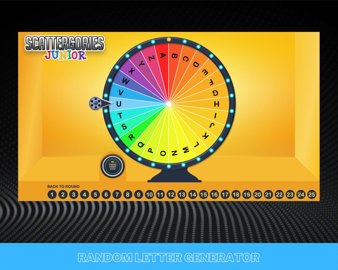 Scattergories JUNIOR Game Powerpoint Game Party Game Family Party Game ...