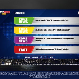 Fake News Game | Powerpoint Game | Family Party Game | Mac & PC - Etsy