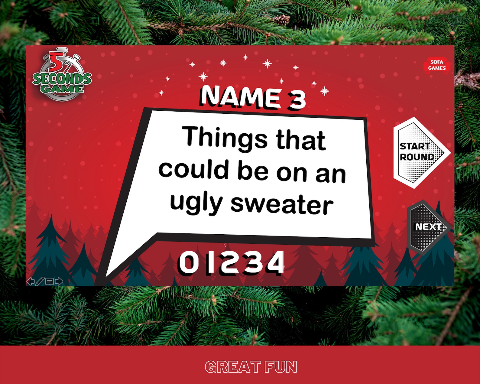 5 Seconds CHRISTMAS | 5 Second Rule Game | Powerpoint Game | Family ...