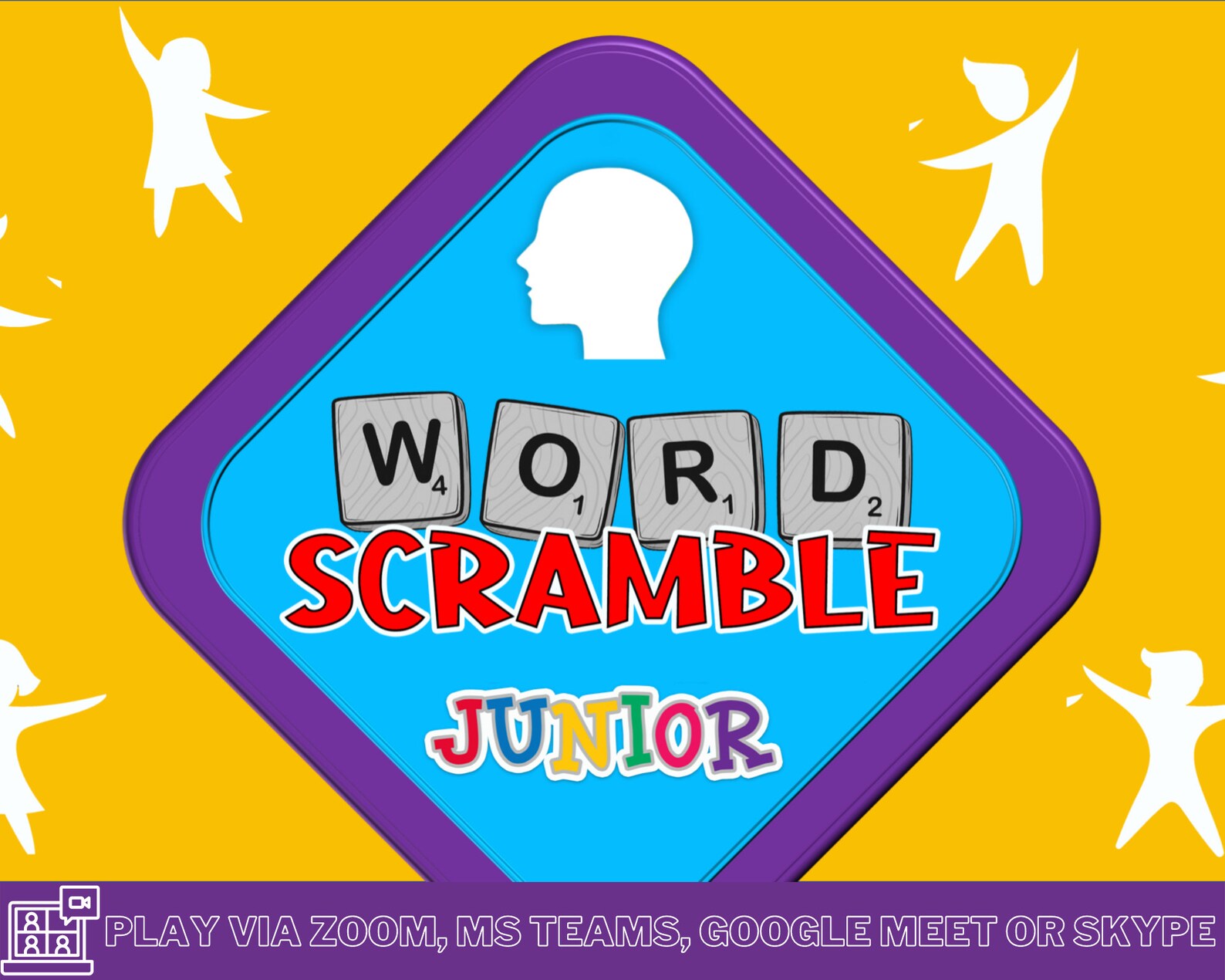 Word Scramble JUNIOR Jumble Anagram Game | Powerpoint Game | Party Game ...