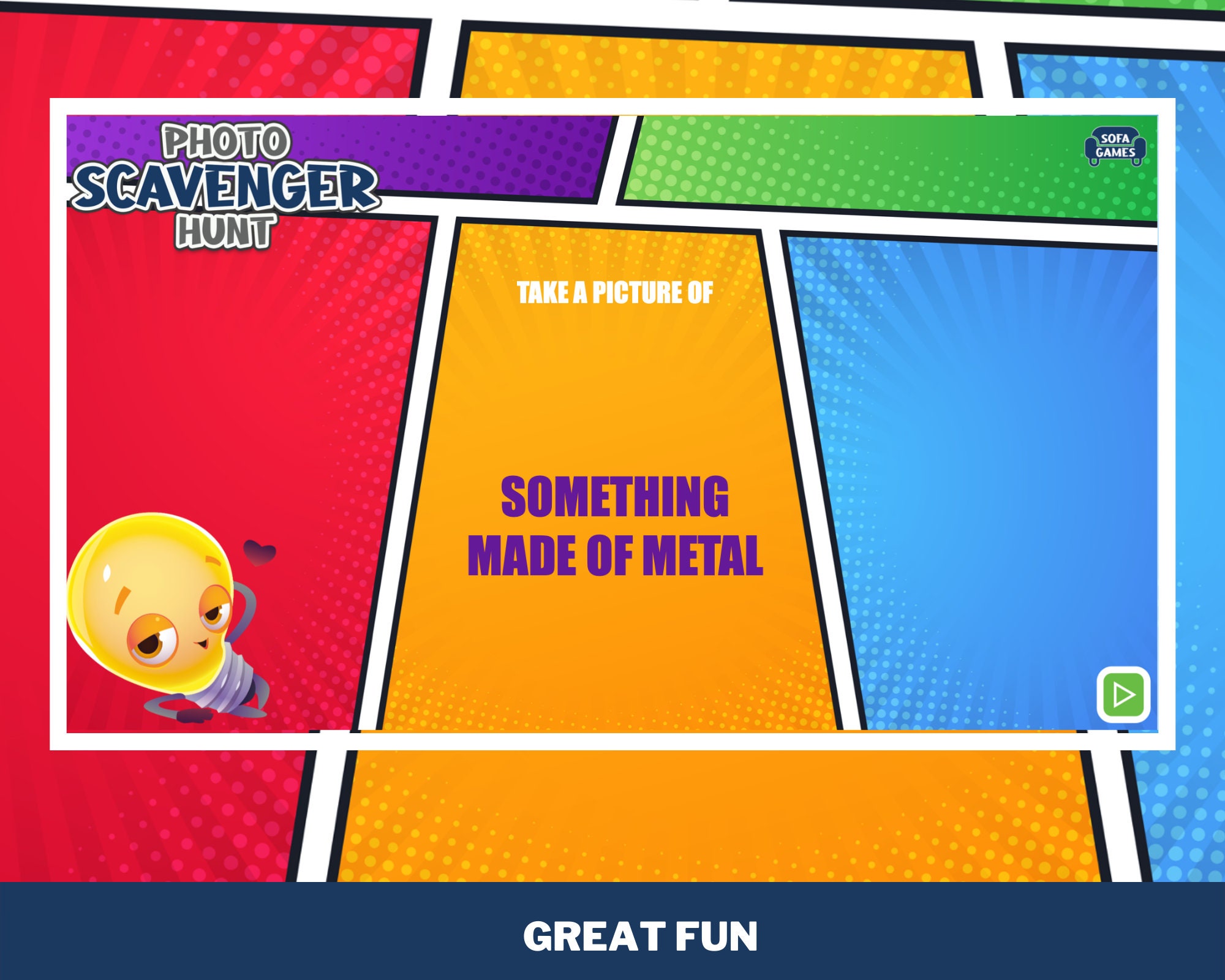 Photo Scavenger Hunt Powerpoint Game Party Game Family Party Game ...