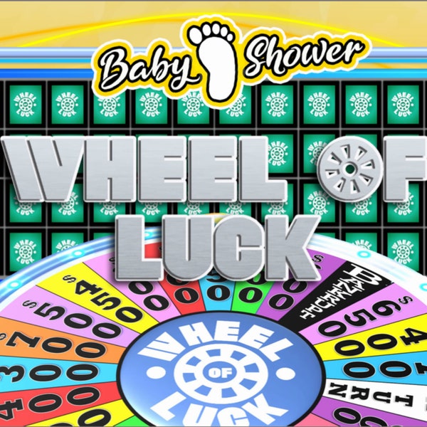 Baby Shower Wheel - Etsy