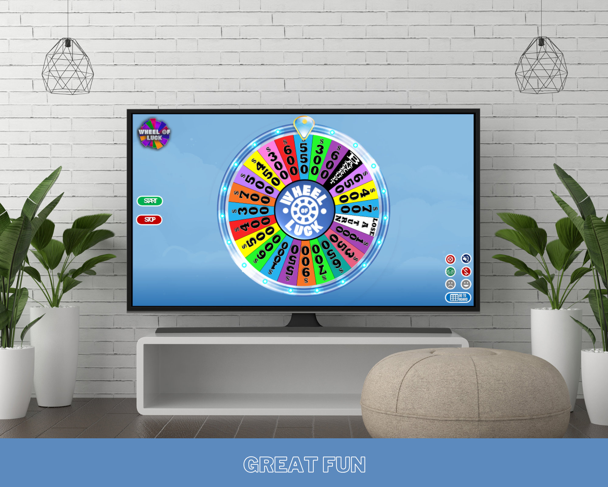 Baby Shower Boy Wheel of Luck | Spin the Wheel Game | Spinning Wheel L ...