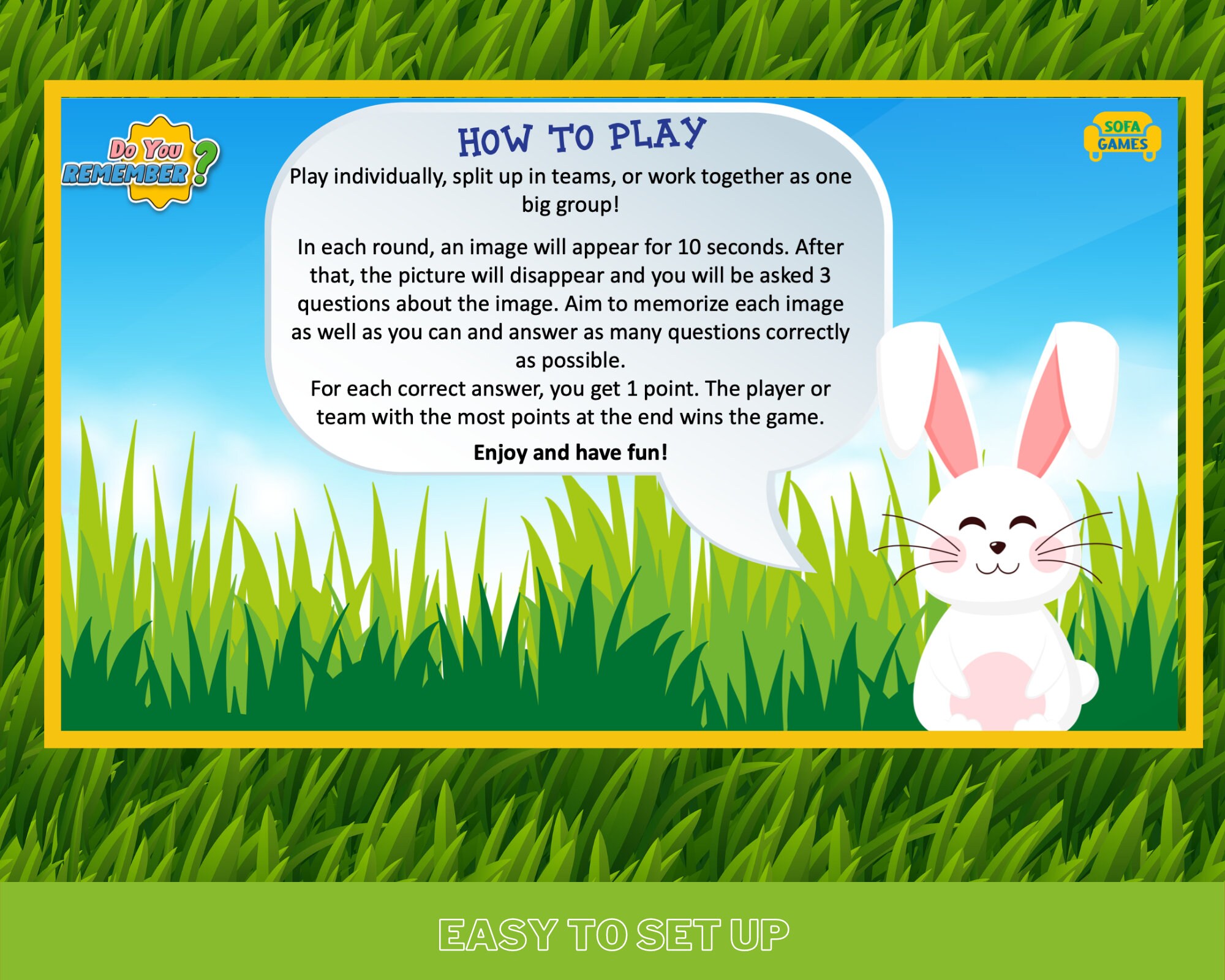 Do You Remember? Easter Themed Photographic Memory Game | Picture ...