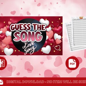 Guess the Song LOVE SONGS | Powerpoint Game | Music Quiz | Lyrics Game ...