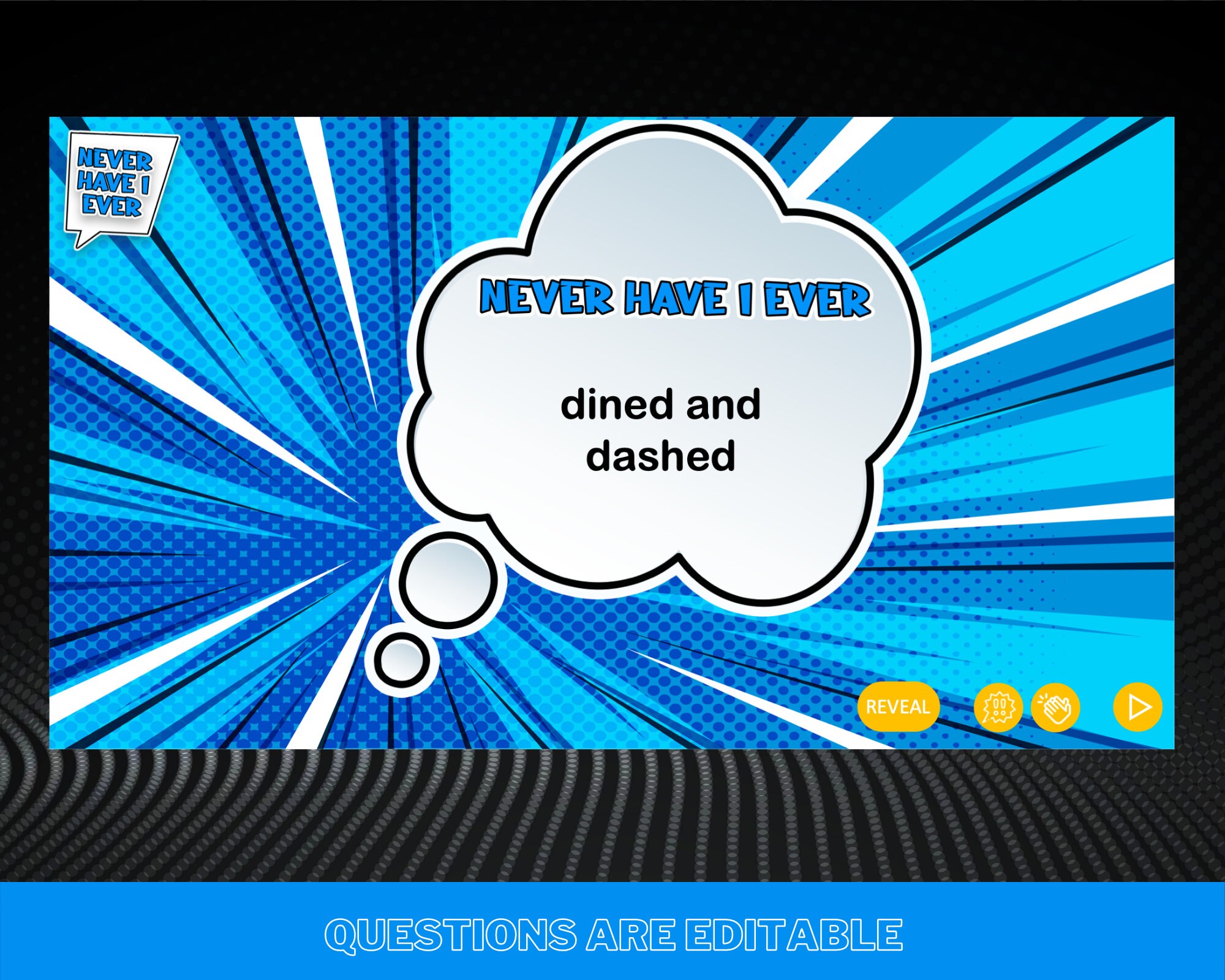 Never Have I Ever Powerpoint Party Game Virtual Drinking Game Zoom Game ...